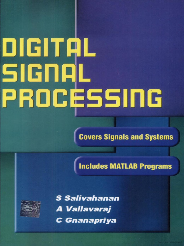 DSP Book by Salivahanan PDF | PDF