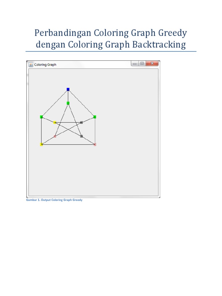 Perbandingan Coloring Graph Greedy Dan Bactracking | PDF