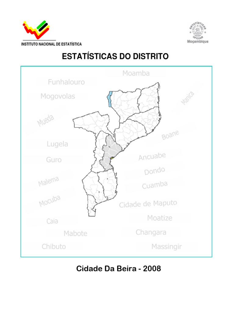 Estatisticas Do Distrito de Cidade Da Beira | PDF | Ministério ...