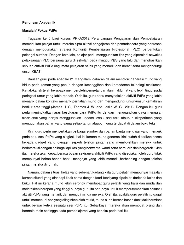 Penulisan Akademik | PDF