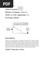 GD&T Symbols Explained with Examples | PDF | Engineering Tolerance | Space
