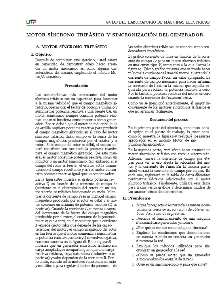 Practica de Laboratorio de Maquinas Electricas | PDF | Corriente eléctrica | Energia electrica
