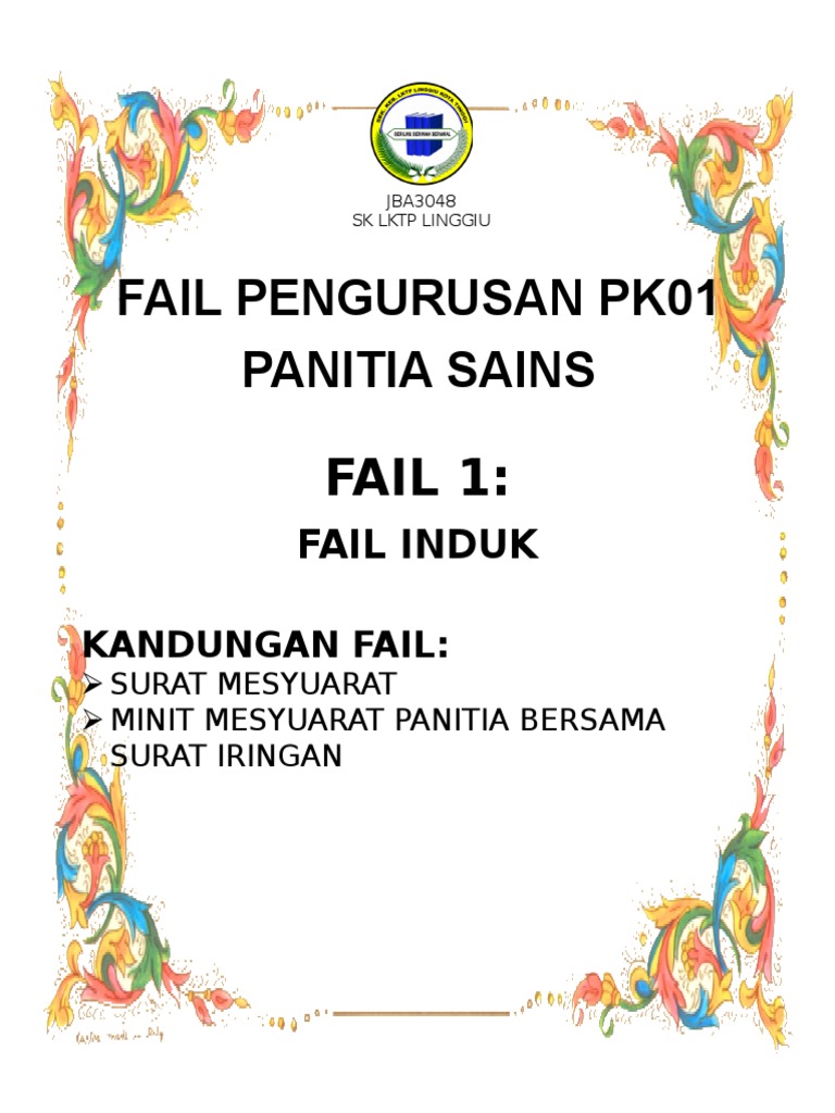 Muka Depan Fail Panitia | PDF