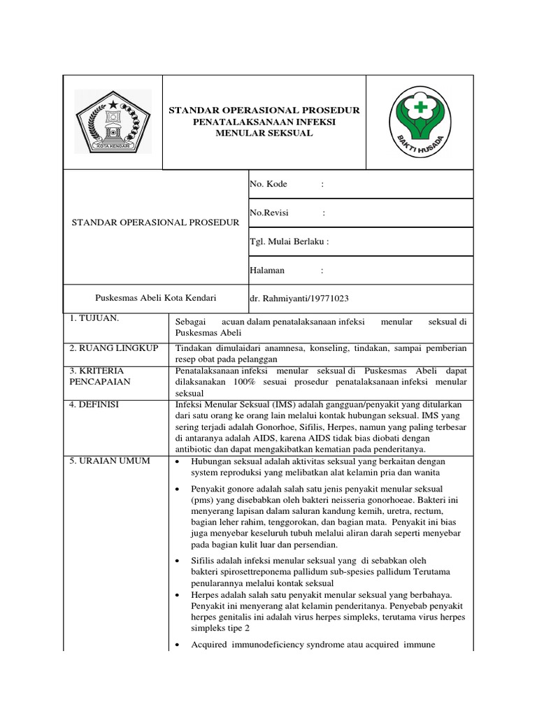 Contoh Sop Ims | PDF