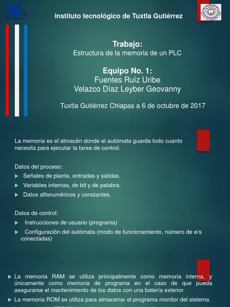 Estructura de Memoria de Un PLC | Descargar gratis PDF | Memoria del ...