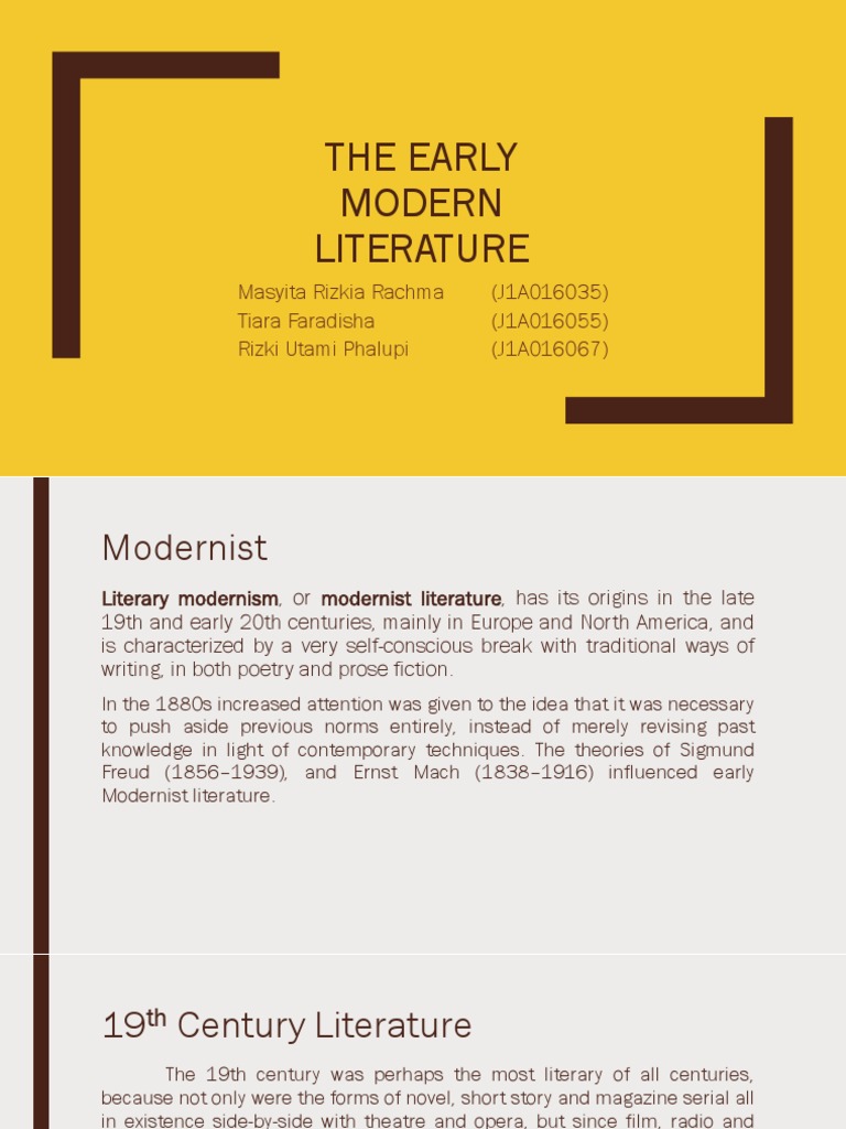 Literature Study Guide | PDF | Literary Modernism | Joseph Conrad