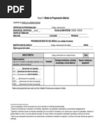 Modelo de Programacion Didactica Sin Unidad Formativa | PDF | Evaluación | Aprendizaje