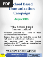 School-Based Immunization Strategy | PDF | Vaccines | Public Health