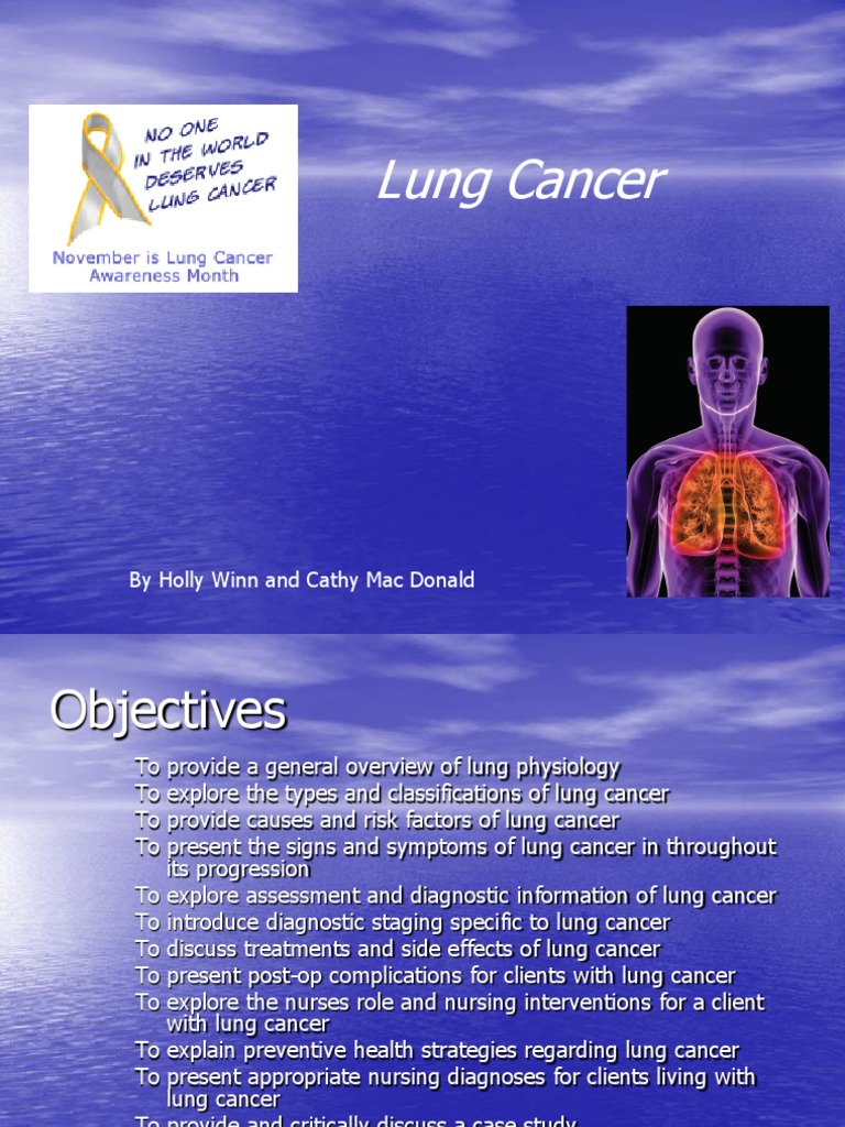 Lung Cancer Presentation Final | PDF | Lung Cancer | Metastasis
