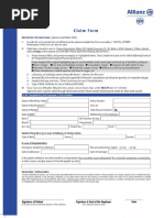 Opd Claim Form | PDF | Medical Prescription | Health Care