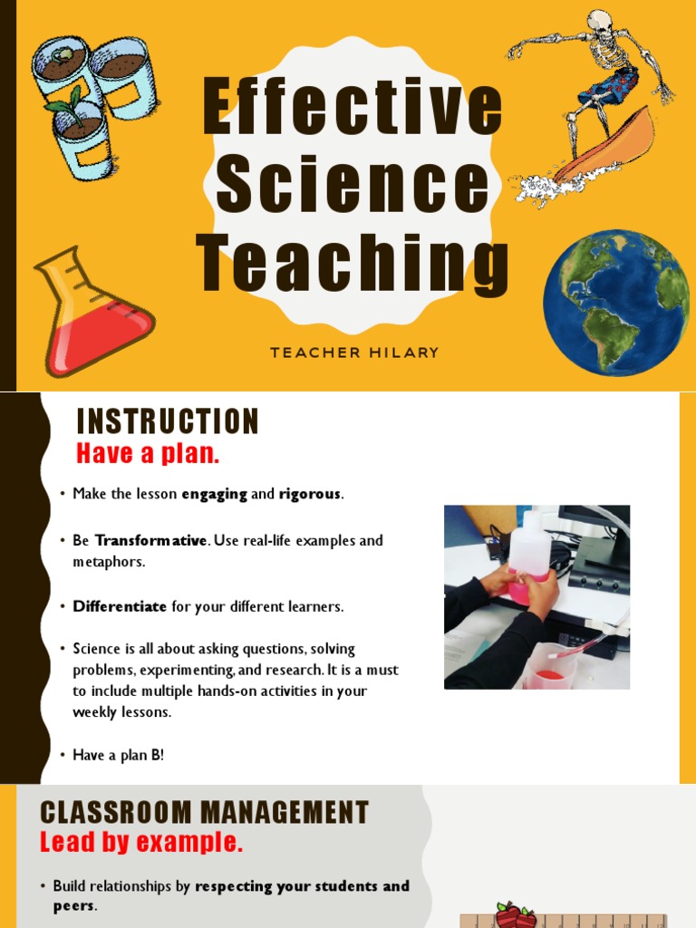 Effective Science Teaching | PDF