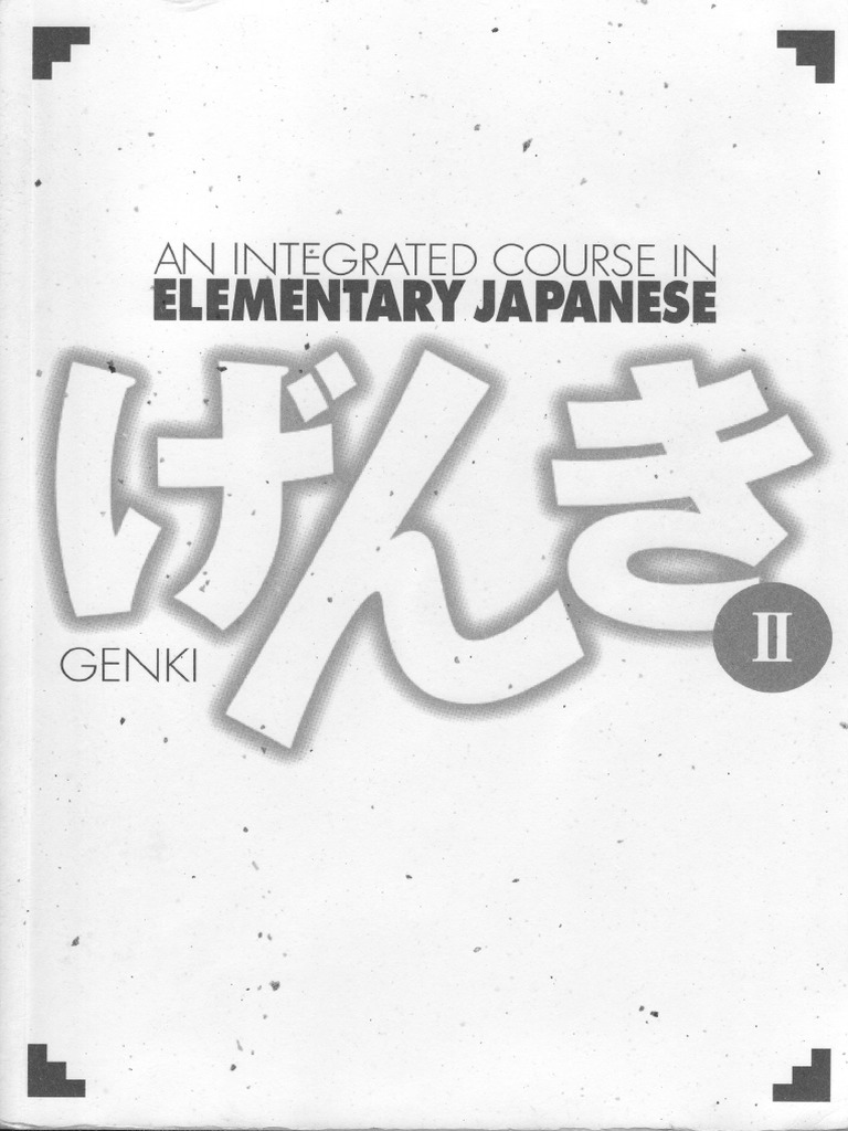 Genki Ii | PDF