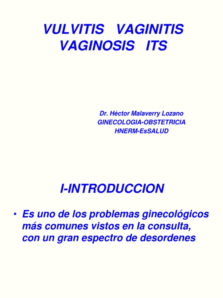 5 Vulvitis Vaginitis Vaginosis ITS | PDF | Infección transmitida sexualmente | Trastornos ...
