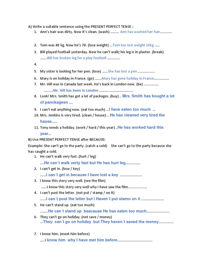 Present Perfect 1 | PDF