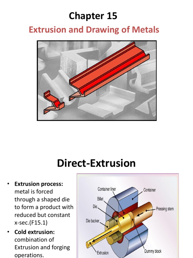 Extrusion vs. Drawing of Metals Explained | PDF | Extrusion | Wire