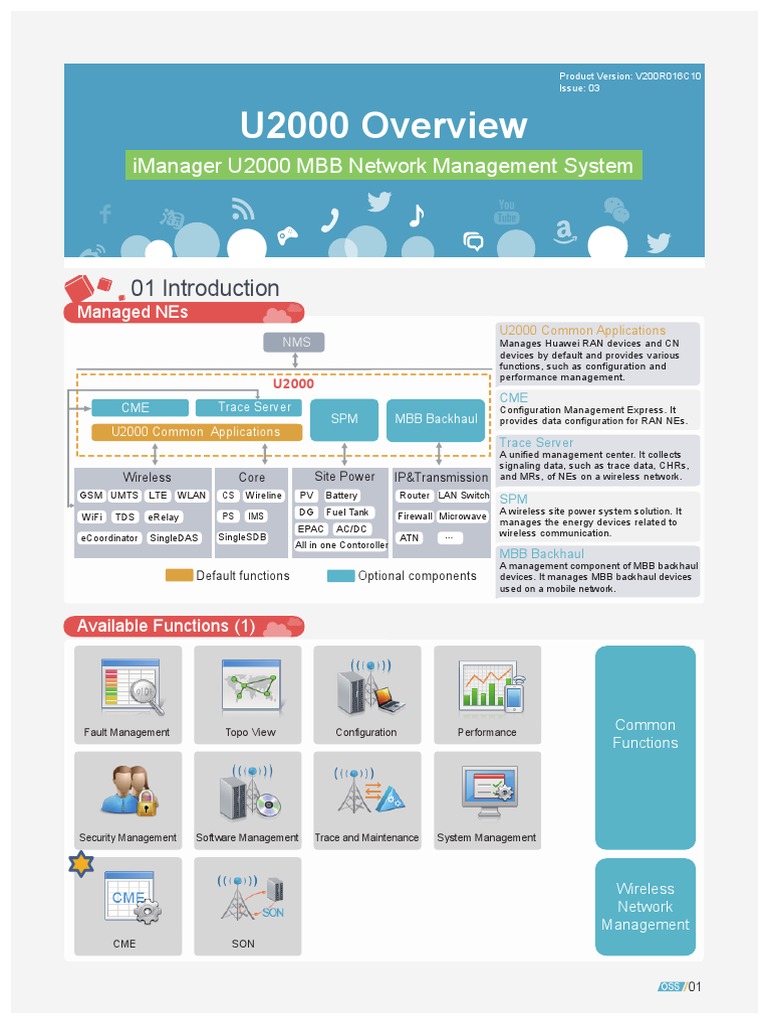 U2000 Poster U2000 Overview | Download Free PDF | Computer Network ...