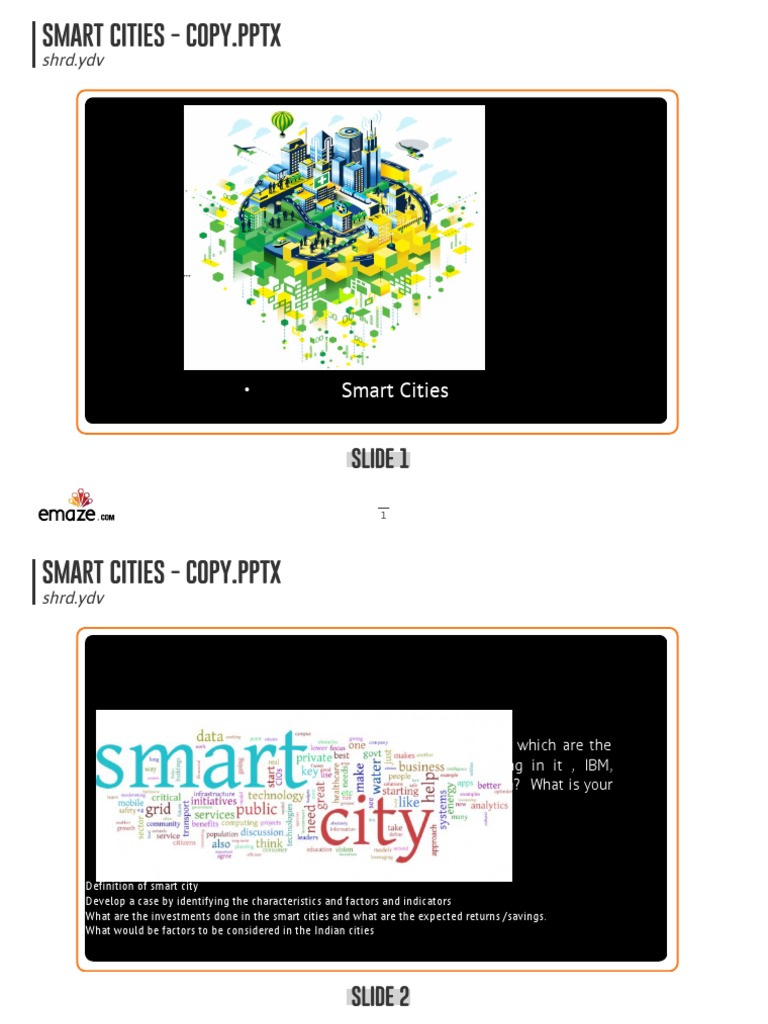 Smart Cities PDF | PDF | Educational Technology | Building Automation