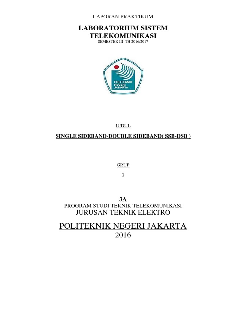 Laporan SSB DSB. | PDF | Sains & Matematika | Komputer