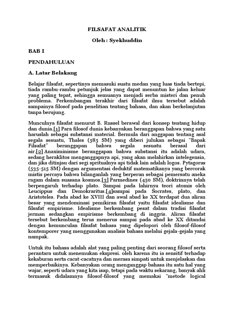 Contoh Filsafat 3 | PDF