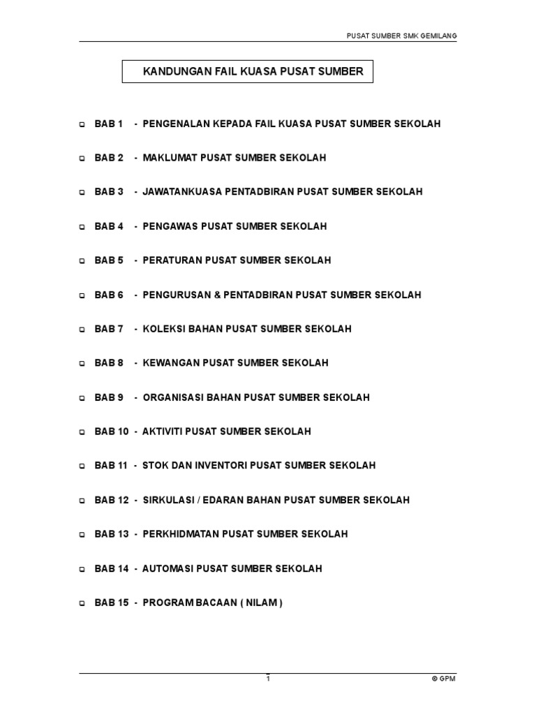 Fail Kuasa Contoh Pss | PDF