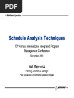 SCHEDULE BASIS Procedure and Template | PDF | Project Management ...
