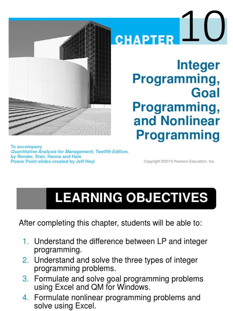 RSHH Qam12 ch10 | PDF | Linear Programming | Nonlinear System