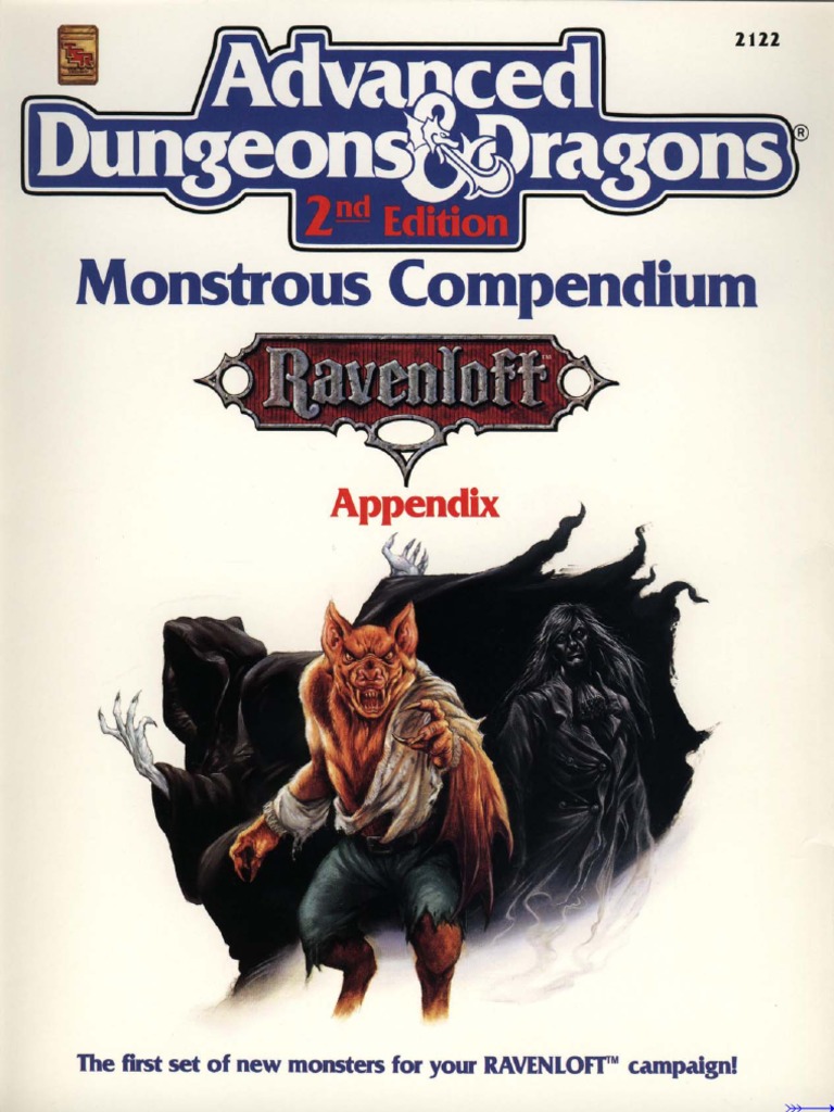 2122 - Monstrous Compendium (Ravenloft) | PDF