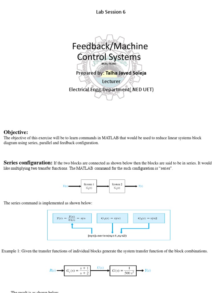 Lab Session 6 | PDF