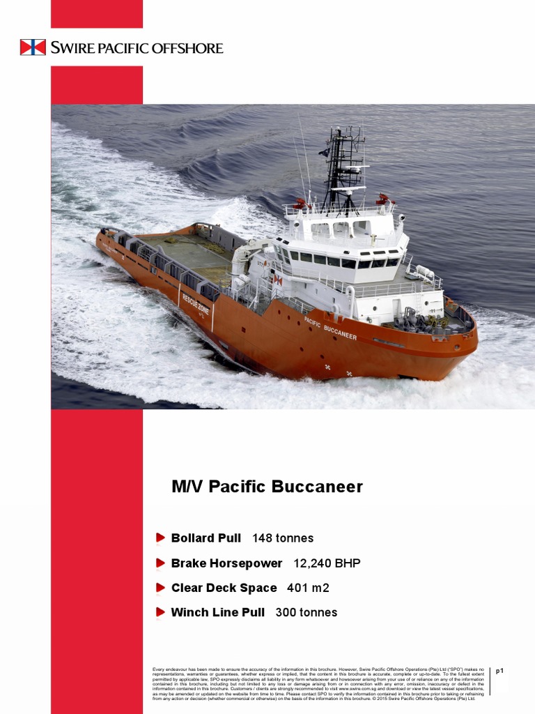 M/V Pacific Buccaneer | PDF | Ships | Watercraft