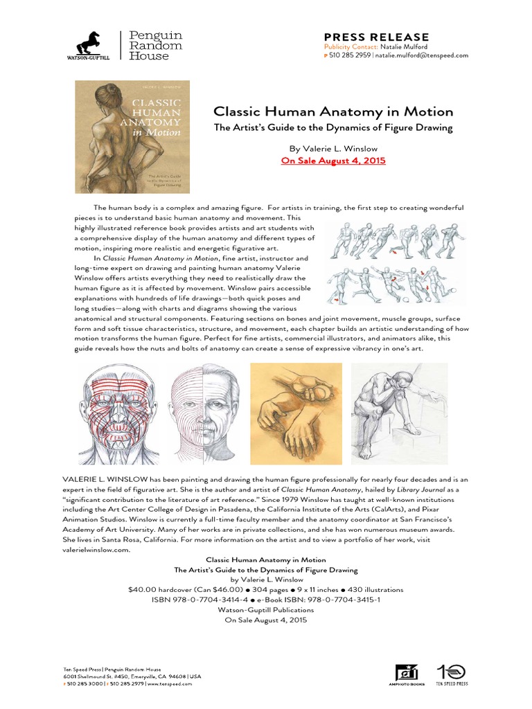 Classic Human Anatomy in Motion PR | PDF | Figure Drawing | Human Body