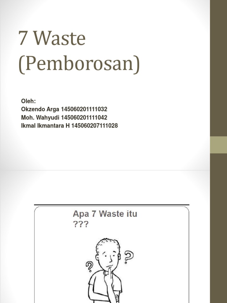 7 Pemborosan | PDF