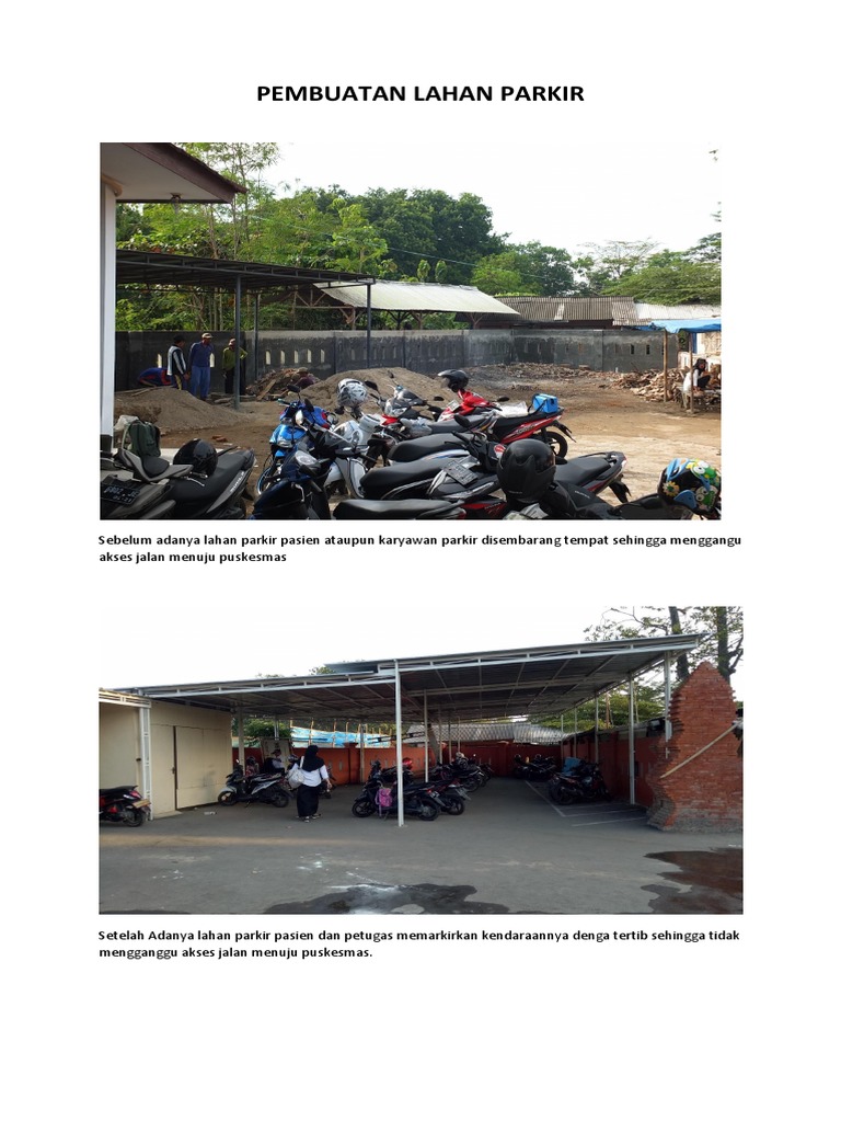 Pembuatan Lahan Parkir | PDF