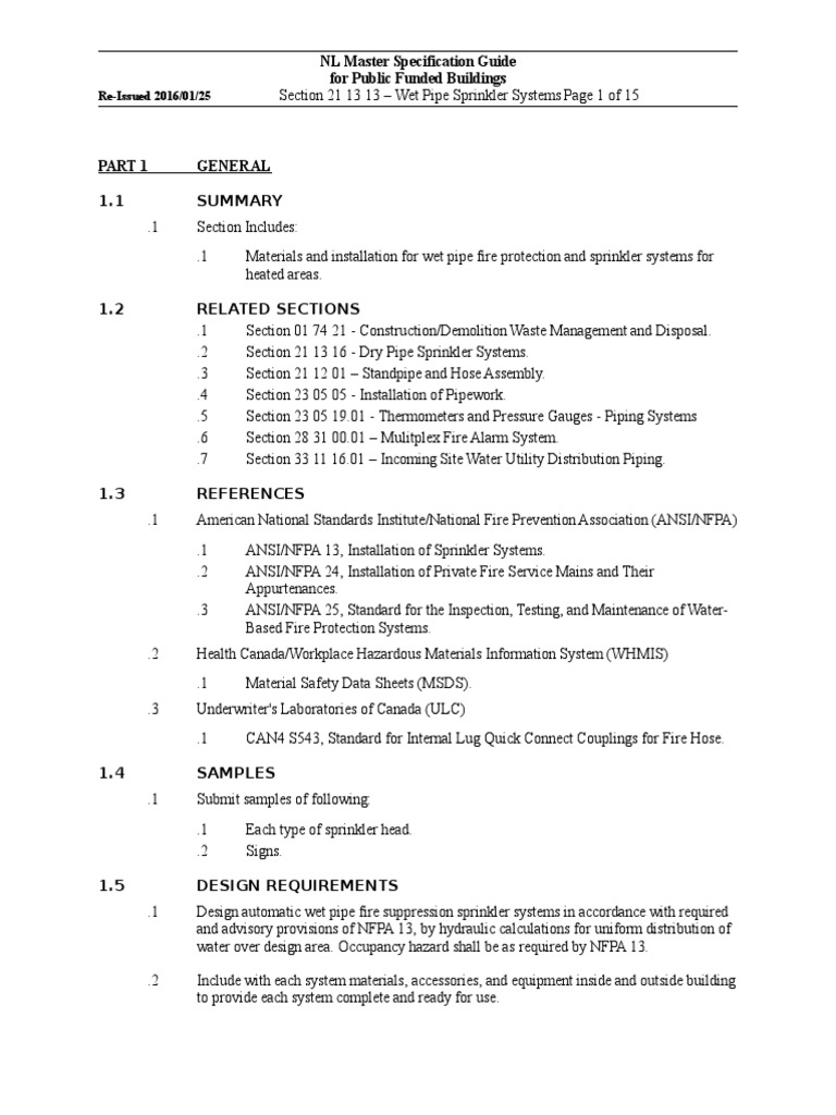 Fire Fighting System | PDF | Fire Sprinkler System | Pipe (Fluid Conveyance)