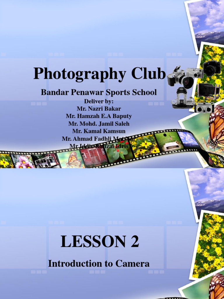 Introduction to Camera Basics | PDF | Camera | Camera Lens