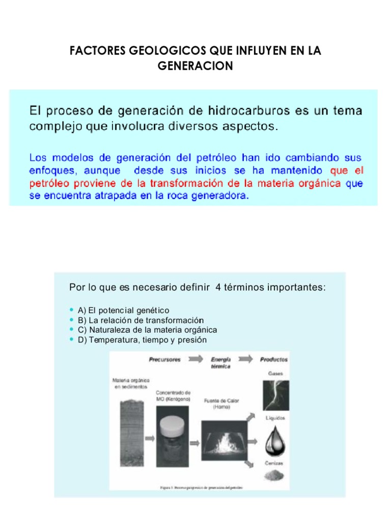 Factores Geologicos Que Influyen en La Generacion | PDF