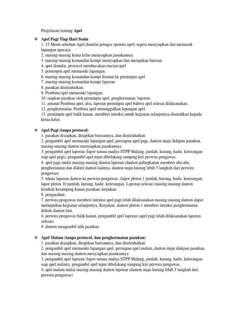 Penjelasan Tentang Apel | PDF