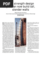 Eccentrically Loaded Wall Design Guide | PDF | Bending | Stress (Mechanics)