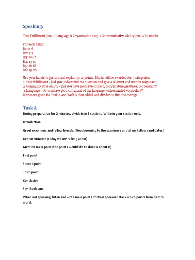 Compilation of MUET Speaking Test Tips | PDF | Friendship | Happiness