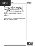 Din en Iso 13920-1996 | PDF | Engineering Tolerance | Metrology