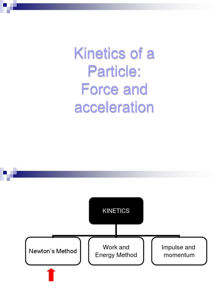 Kinetics - Force & Acceleration Part 1 | PDF | Newton's Laws Of Motion ...