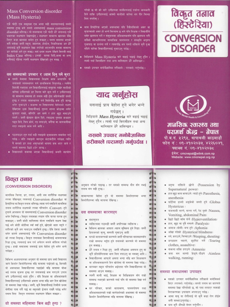 Conversion Disorder: Understanding Hysterical Symptoms | PDF | Mental ...