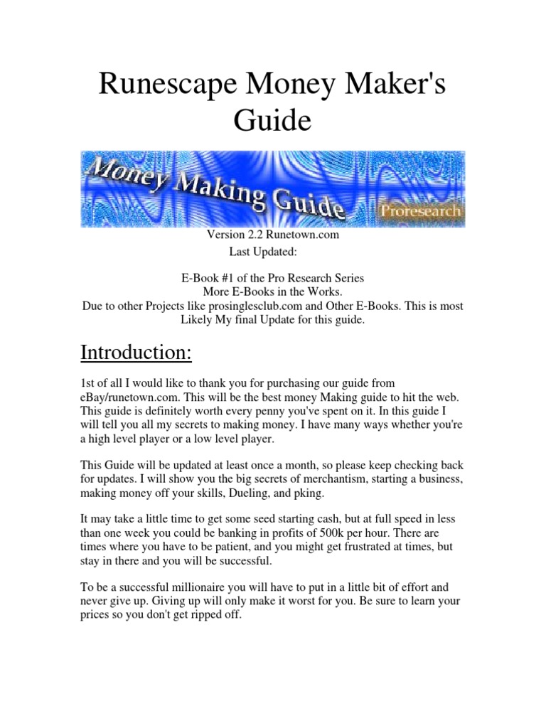 Ultimate Runescape Guide Package | PDF | Arrow | Shield