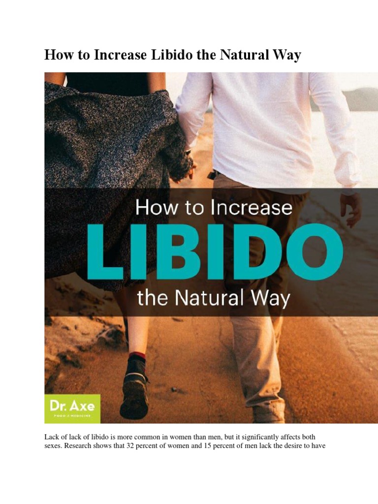 How To Increase Libido The Natural Way | PDF | Libido | Sexual Intercourse