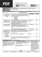 Blank 7E Lesson Plan Template | PDF | Teachers | Learning