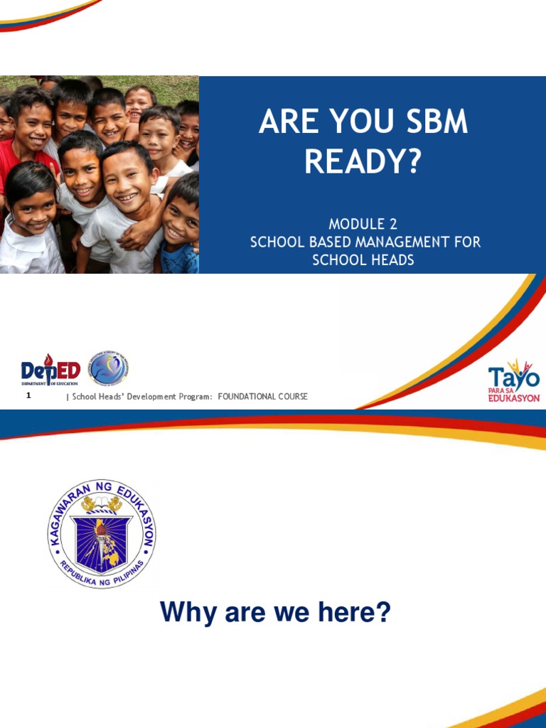 Are You SBM Ready?: School Based Management For School Heads | PDF ...