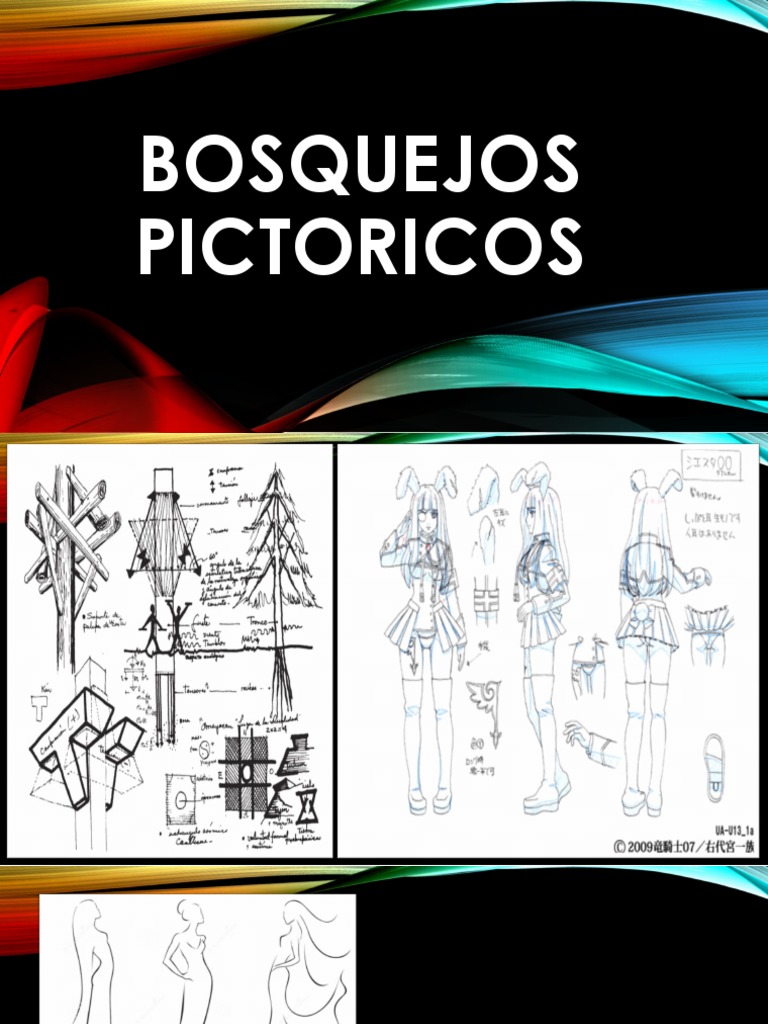 Tipos de Bosquejos Pictóricos en Dibujo | PDF | Perspectiva (Gráfica ...