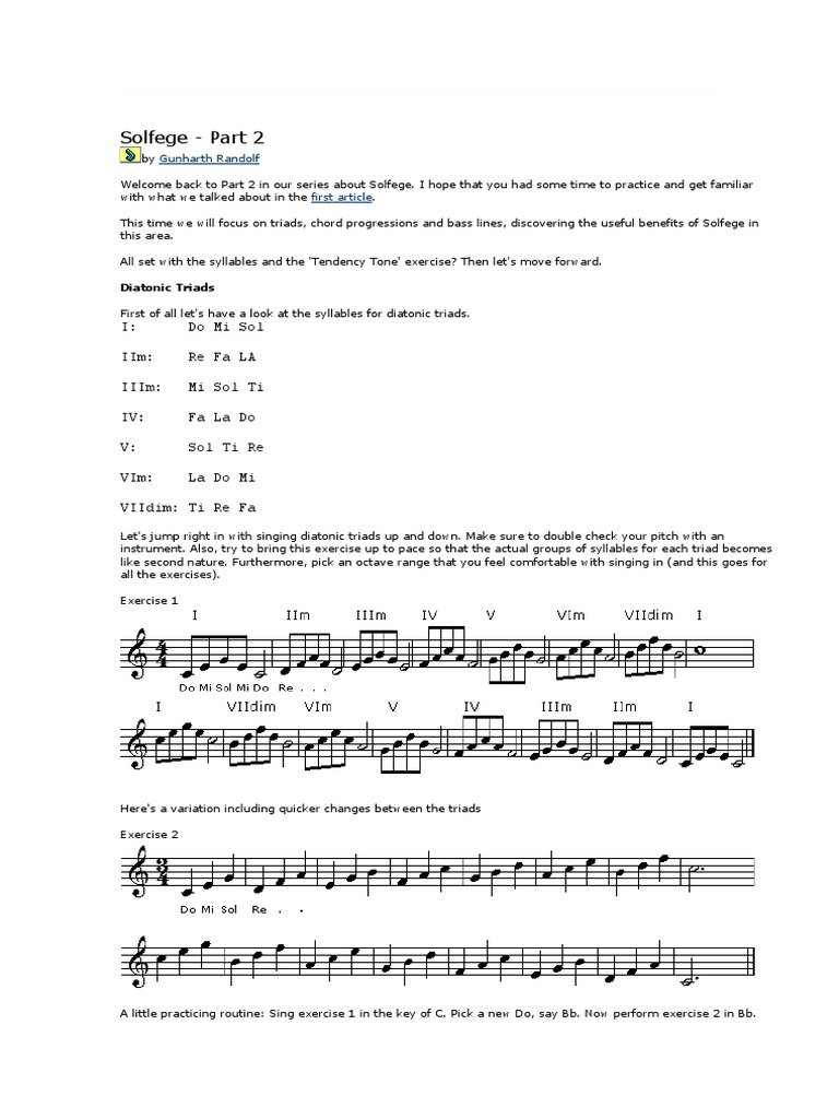 Solfege | Chord (Music) | Music Theory