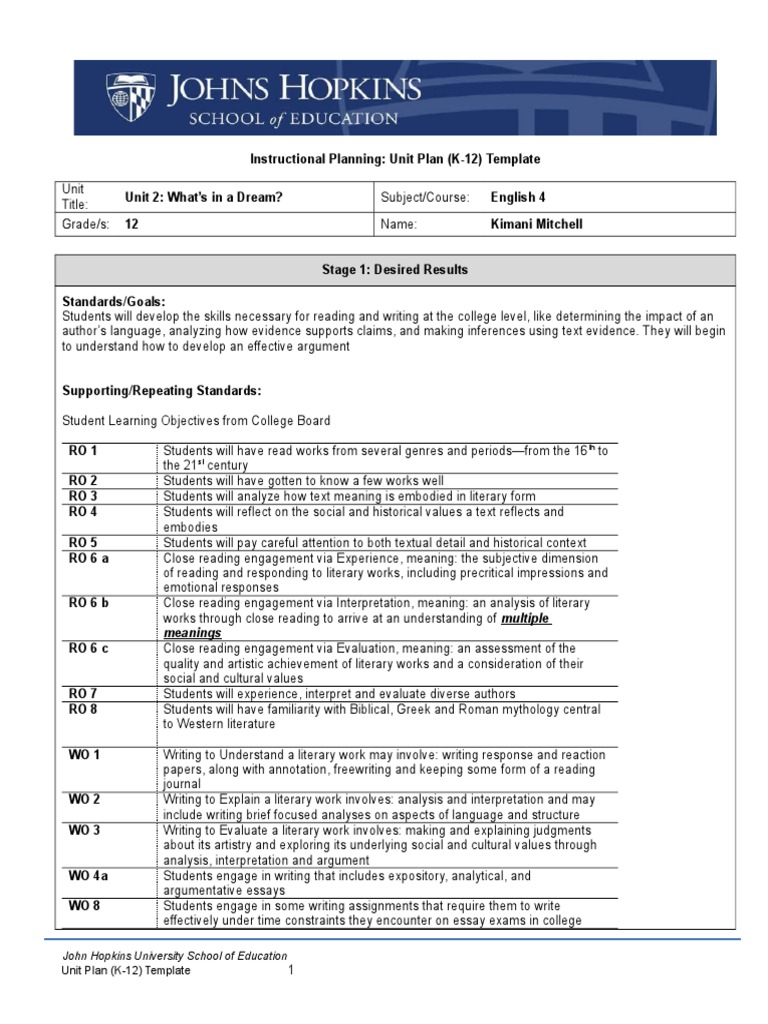 MSND Plan | PDF | Educational Assessment | Reading Comprehension