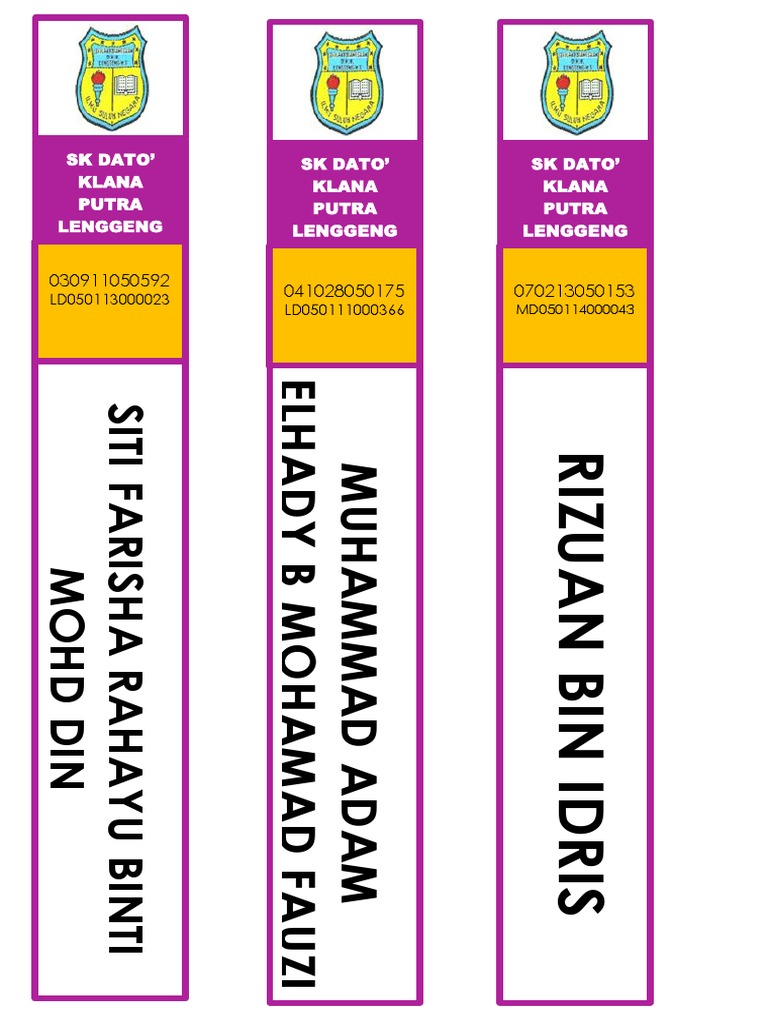 Tulang Fail Murid | PDF