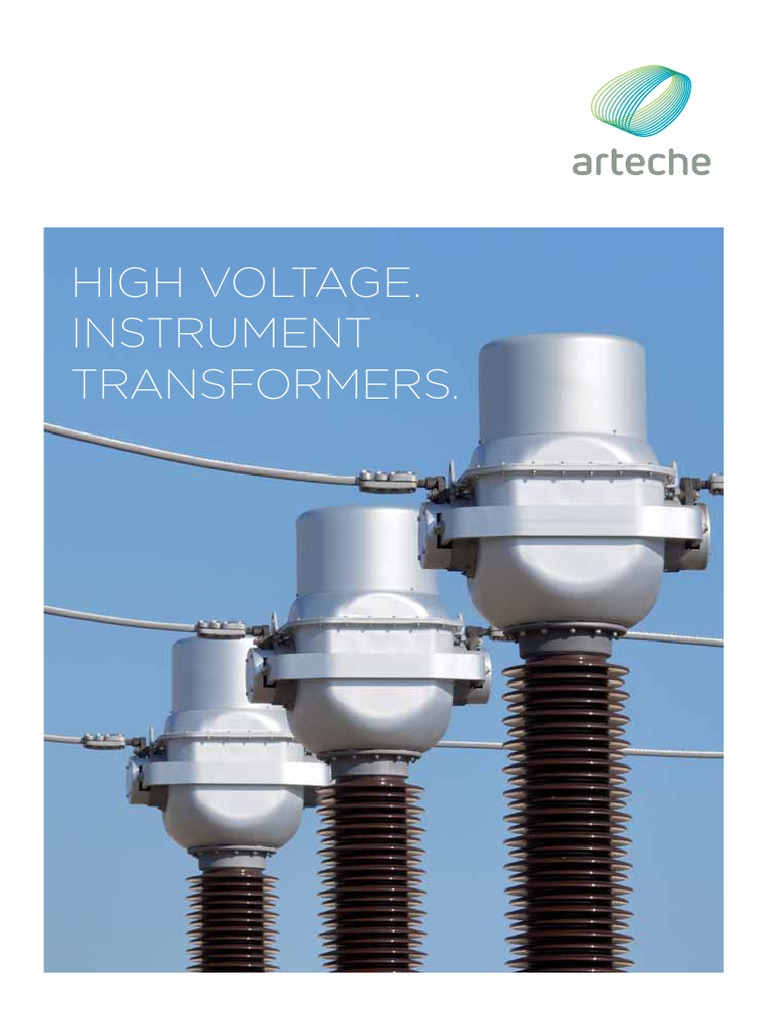 Arteche CT Trafhv en | PDF | Transformer | Insulator (Electricity)
